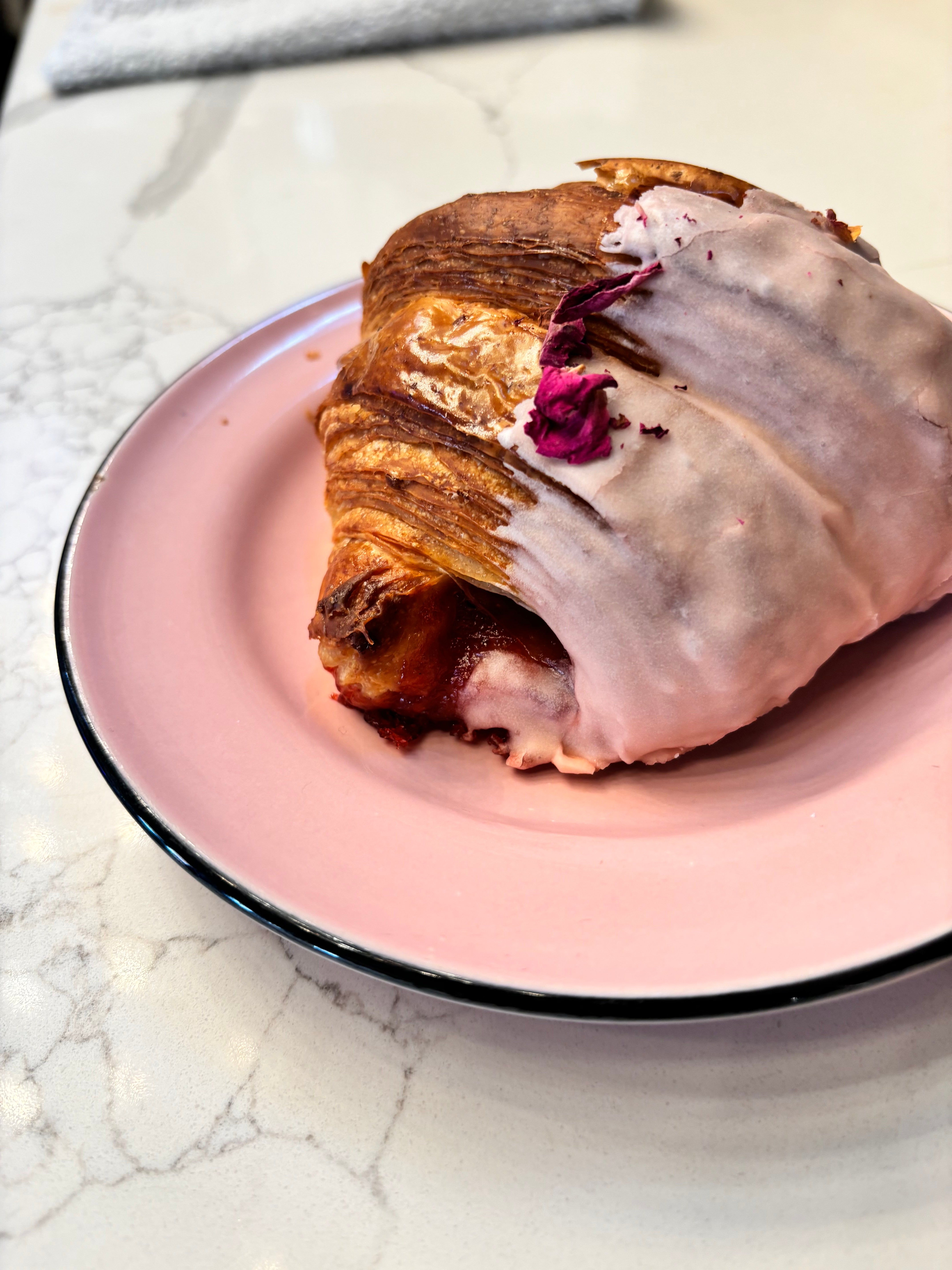 Passionfruit Coconut croissant | Heritage Bikes & Coffee