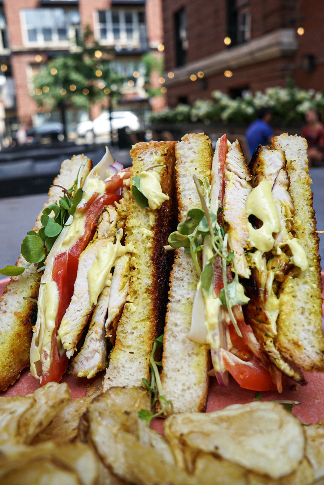 Savor the Exotic - Froth Kitchen's Gourmet Curry Chicken Sandwich ...